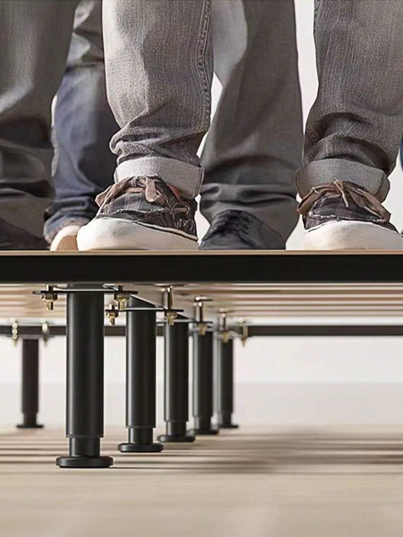 1pc Bed Frame Foot T-Shaped Round Bottom Extendable Support Leg ...