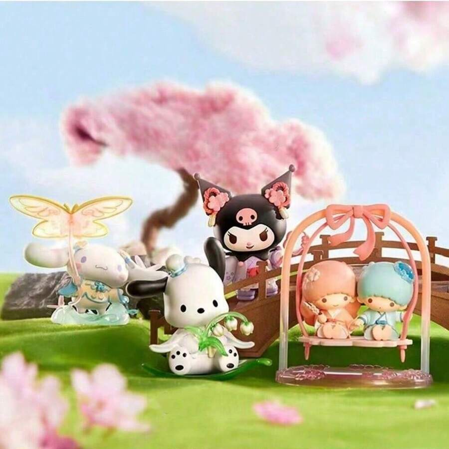 Miniso Sanrio Characters New Rhythm Flower Series Blind Box Ornament ...