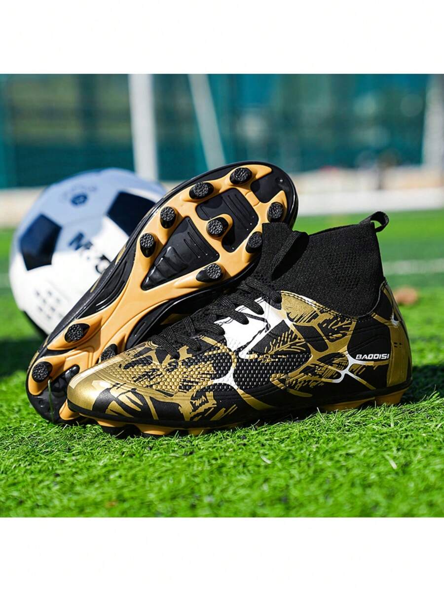 Novo modelo 2024 de Chuteiras de Futebol de Cano Alto para Crianças com ...