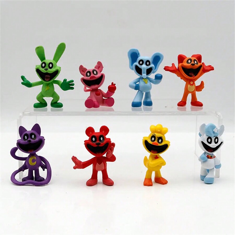 Kit Of 8 Figures Smiling Critters Characters Poppy Playtime Catnap ...