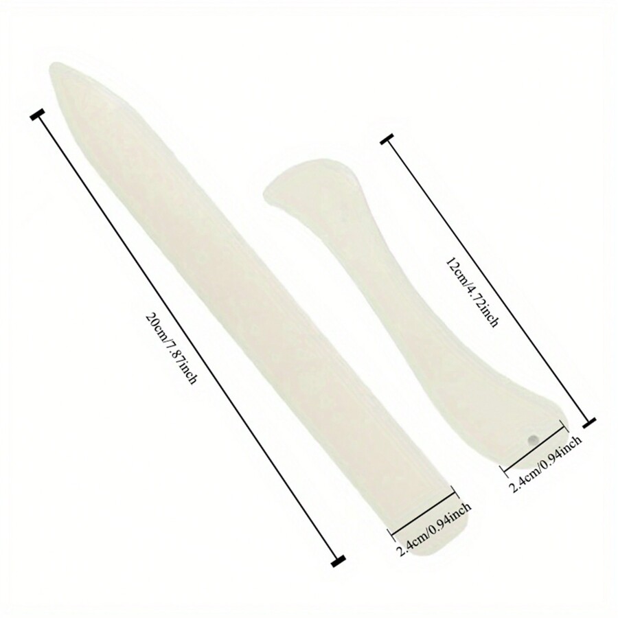 2pcs Other Sewing Tools,Genuine Bone Folder Scoring Folding Creasing ...