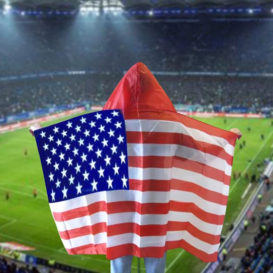 US USA American Body Flag Campaign National US American Flag Cape ...