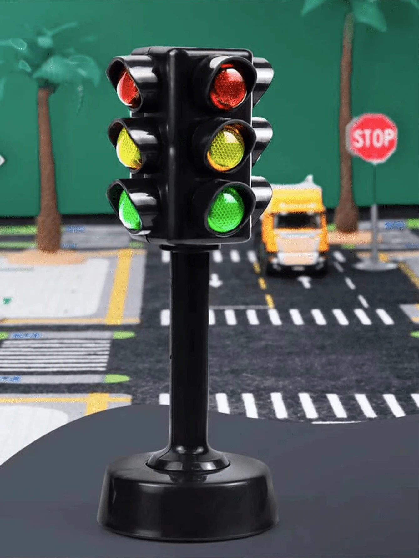 Traffic Signal Red-Green Light Toy Model Parking Scene Toy Gift (Random ...