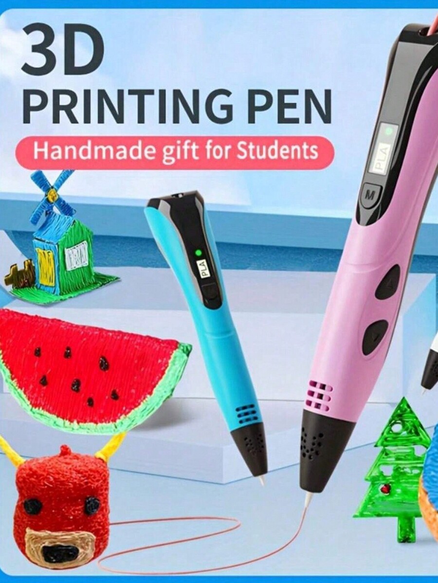 1pc 3D Printing Pen, 3D Scribble Pen, Type-C Power, Fast-Heating Creative DIY Tool, Suitable For ...