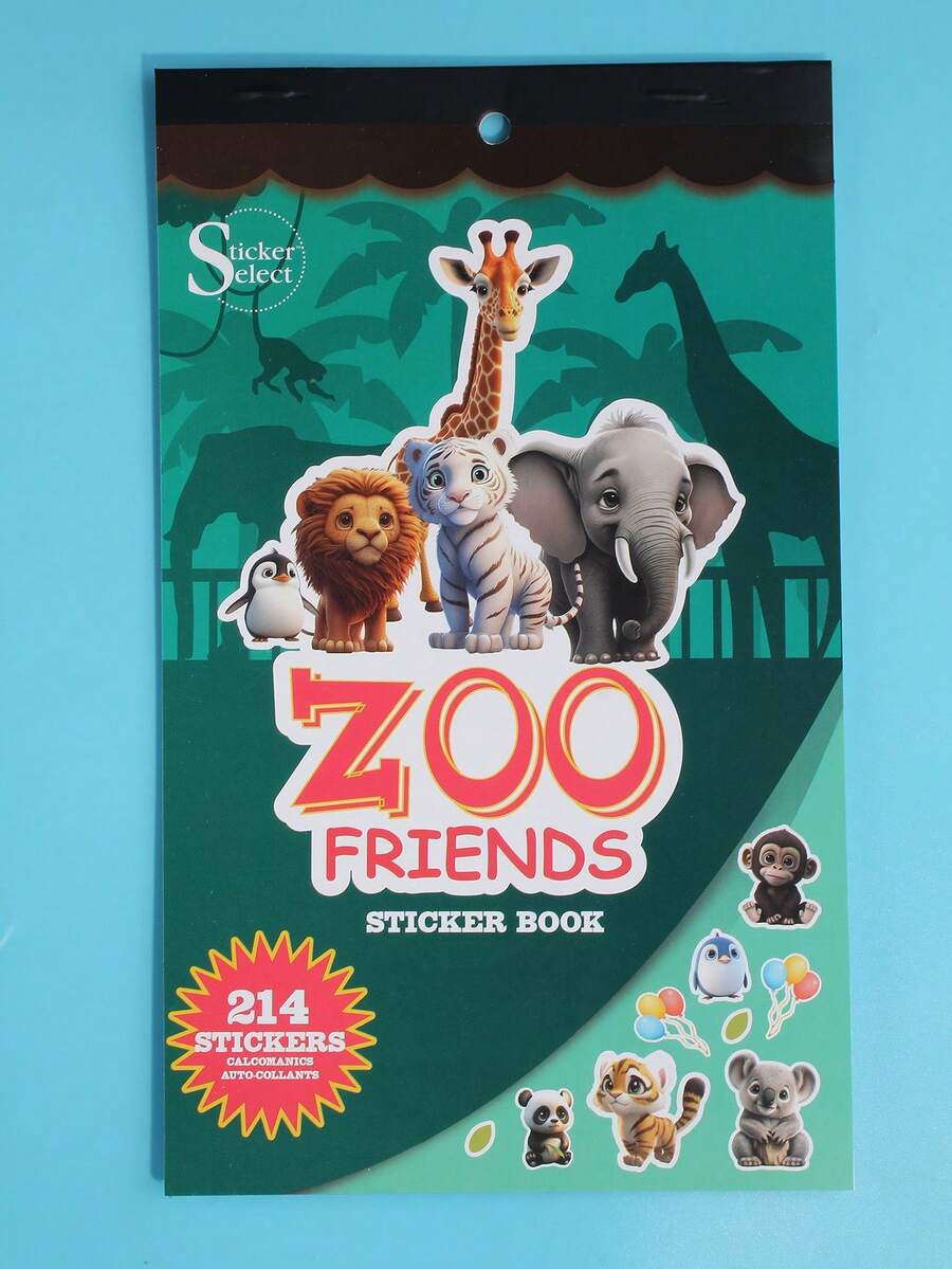 DIY Zoo Little Tiger Sticker Book (1 Book, 6 Pages) | SHEIN USA