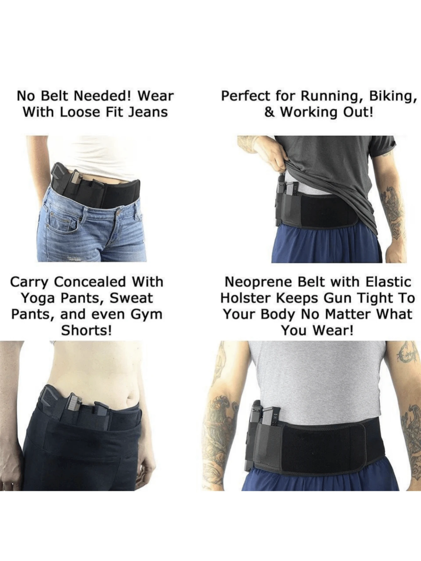 Outdoor Tactical Hidden Gun Holster, Concealed Diving Carrying ...