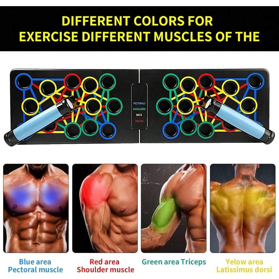 24 In1 Multifunctional Push Up Board Foldable Portable For Home ...