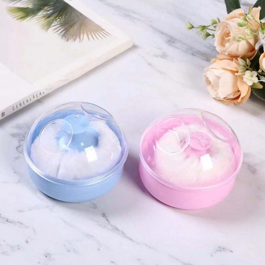 Powder Puff Case Split Baby Powder Case Contains Powder Puff For Babies ...