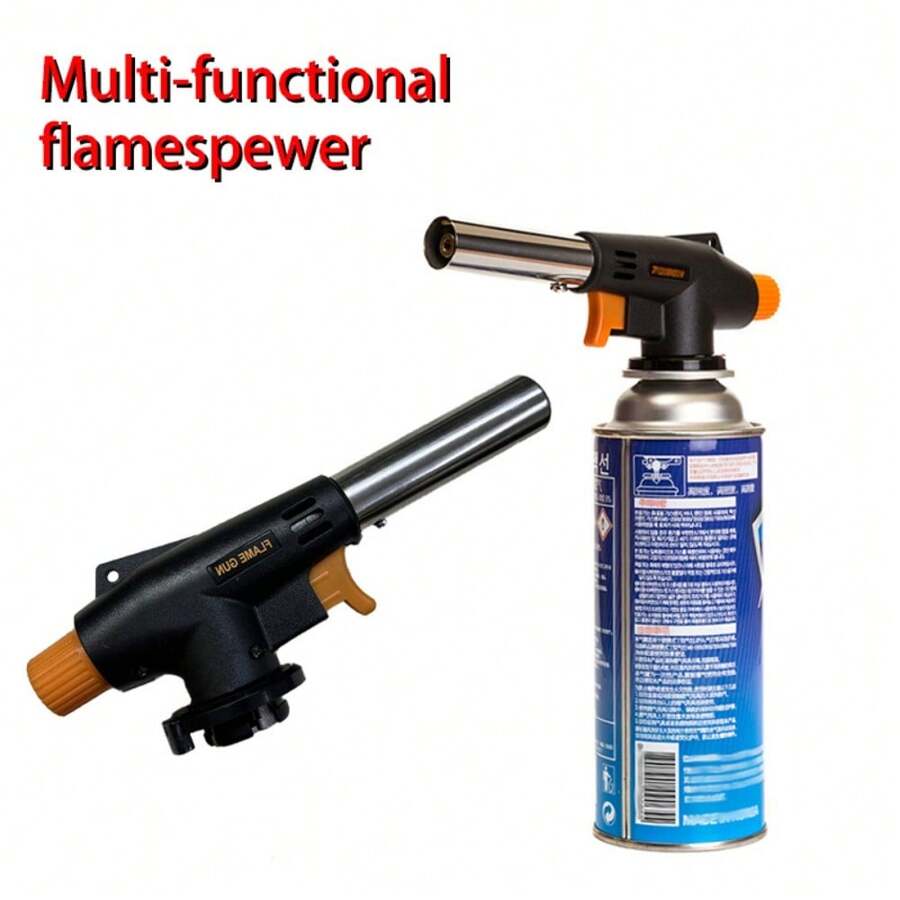 Portable Gas Torch - Kitchen And Outdoor Culinary Torch With Butane Gas ...