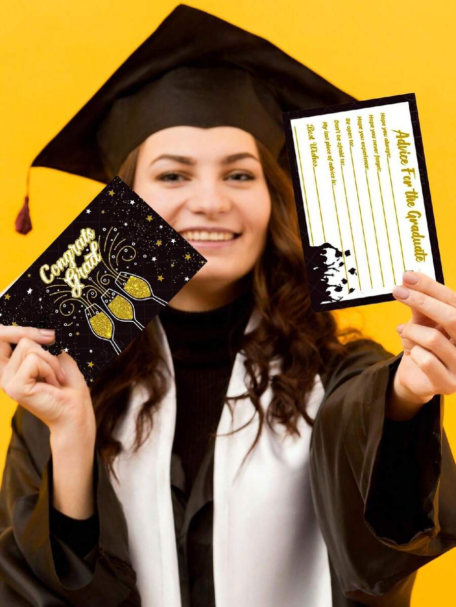12pcs Pack Graduation Advice Cards For The Graduates, Graduation Party ...