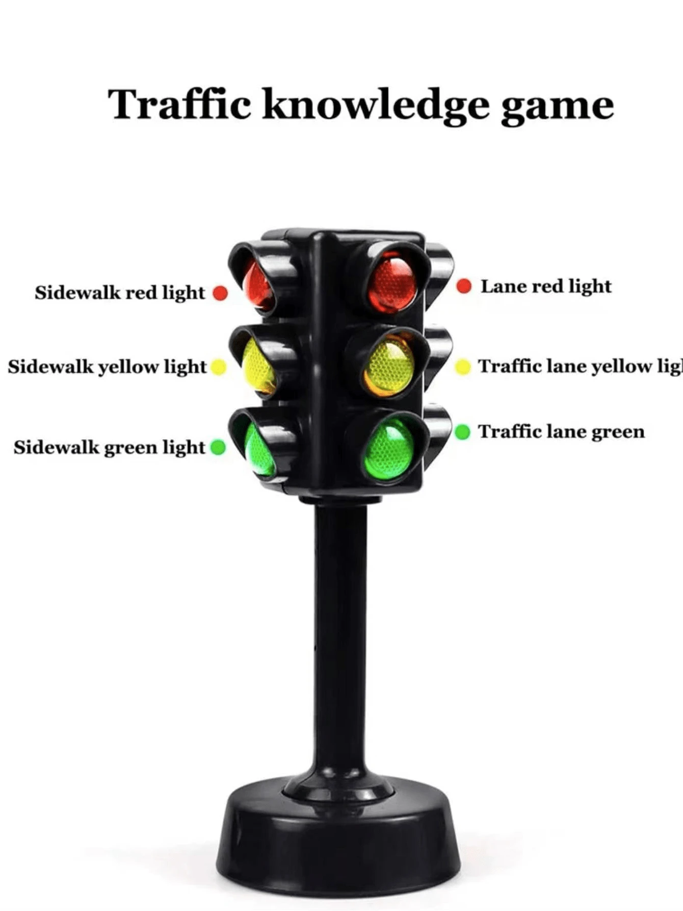 Traffic Signal Red-Green Light Toy Model Parking Scene Toy Gift (Random ...