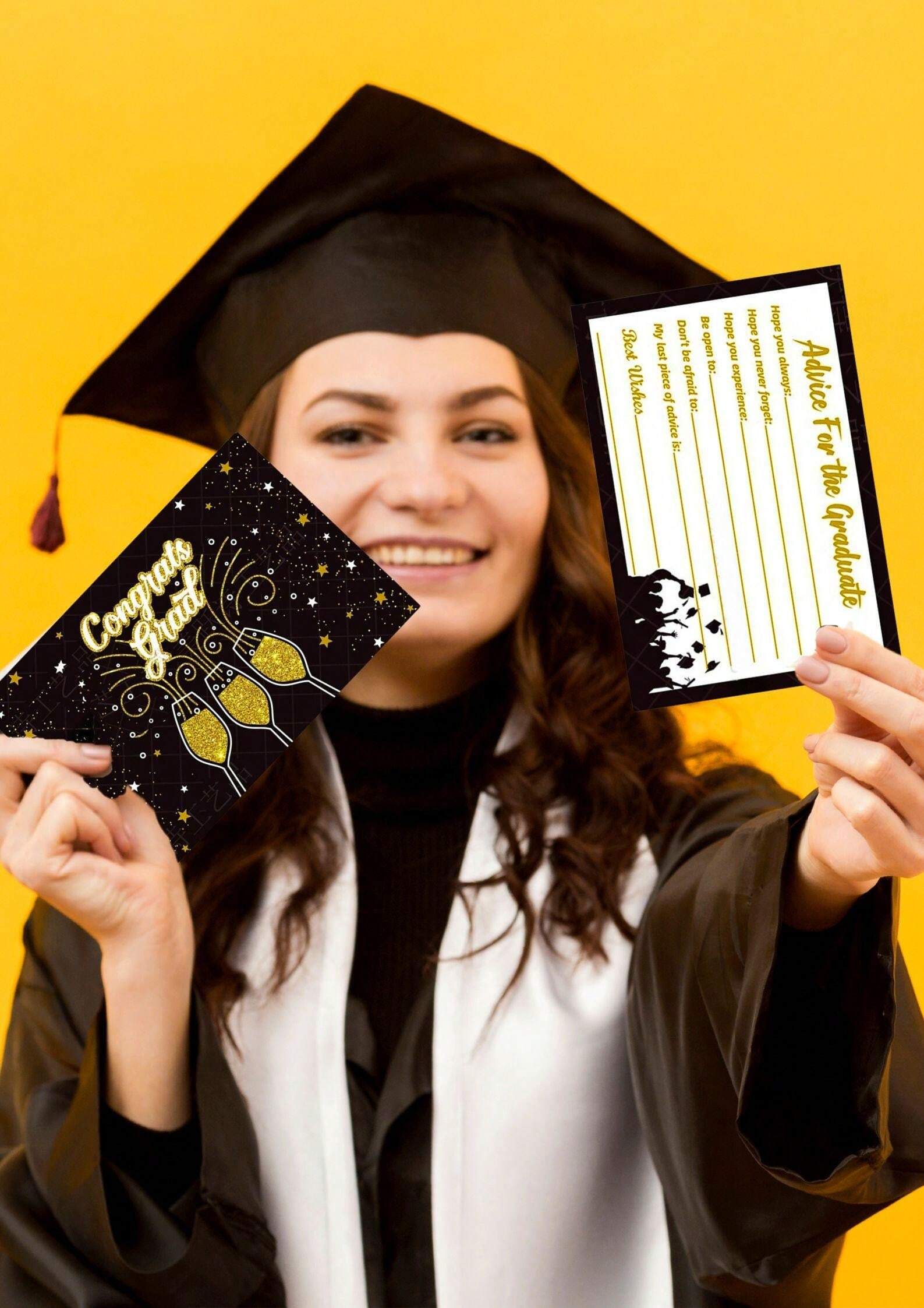12pcs Pack Graduation Advice Cards For The Graduates, Graduation Party ...