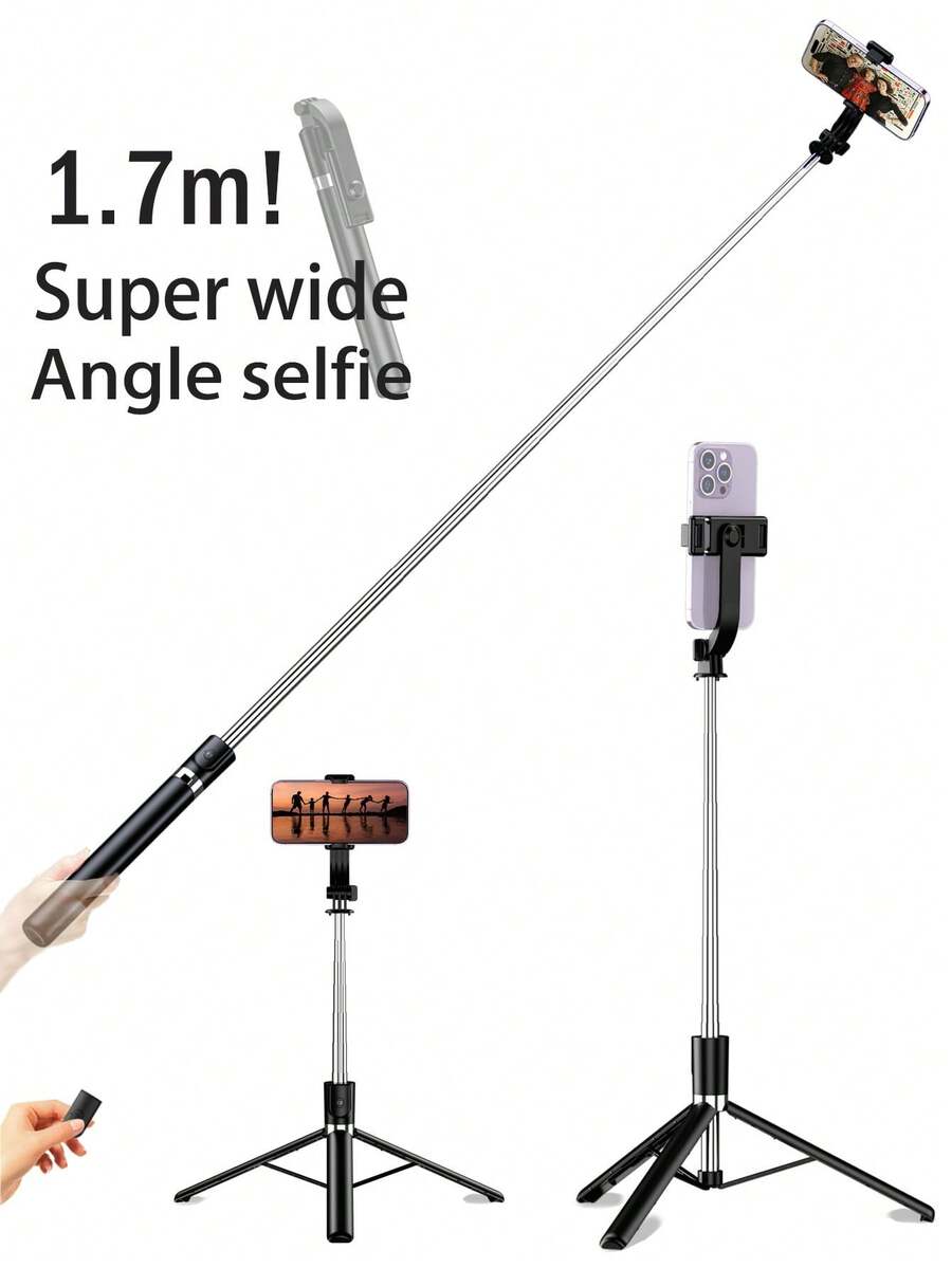 1700mm Selfie Stick Wireless Selfie Stick Phone Tripod Extendable Stand ...