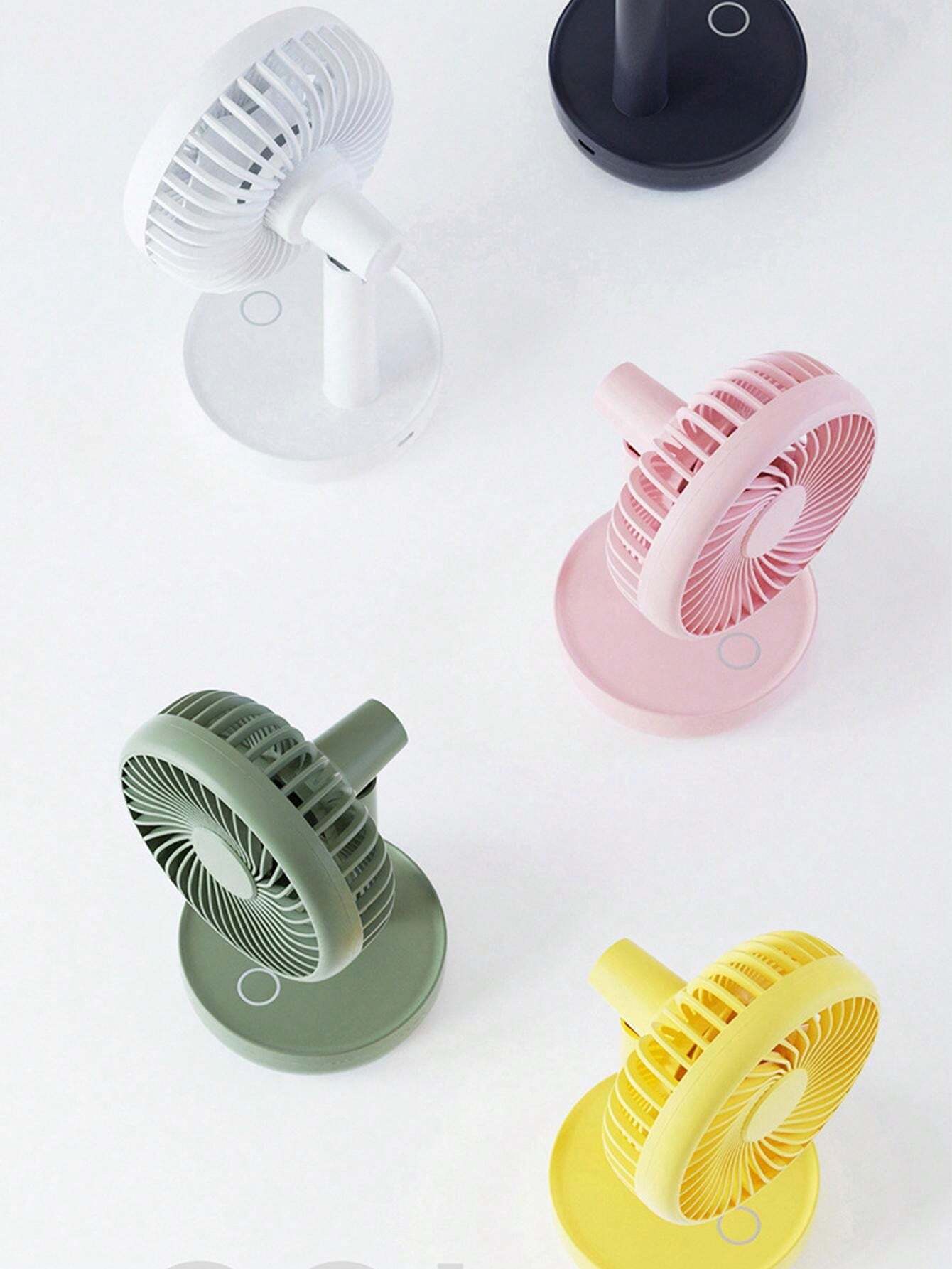 USB Desktop Mini Ventilator, aufladbar, Büro, Wohnheim, Student ...