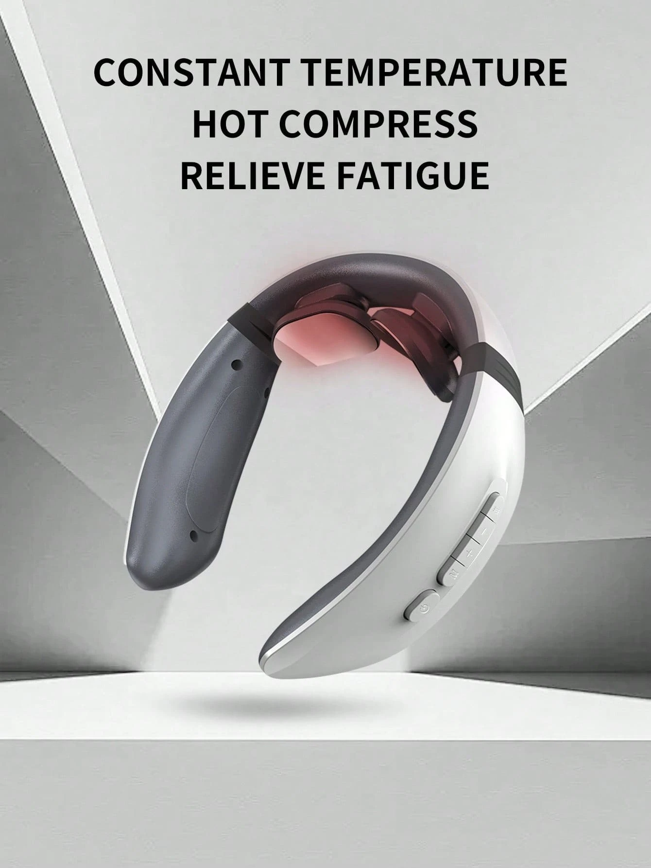 1pc Double Head Smart Neck Massager, Multiple Modes Switch Cervical Spine Shoulder Kneading ...