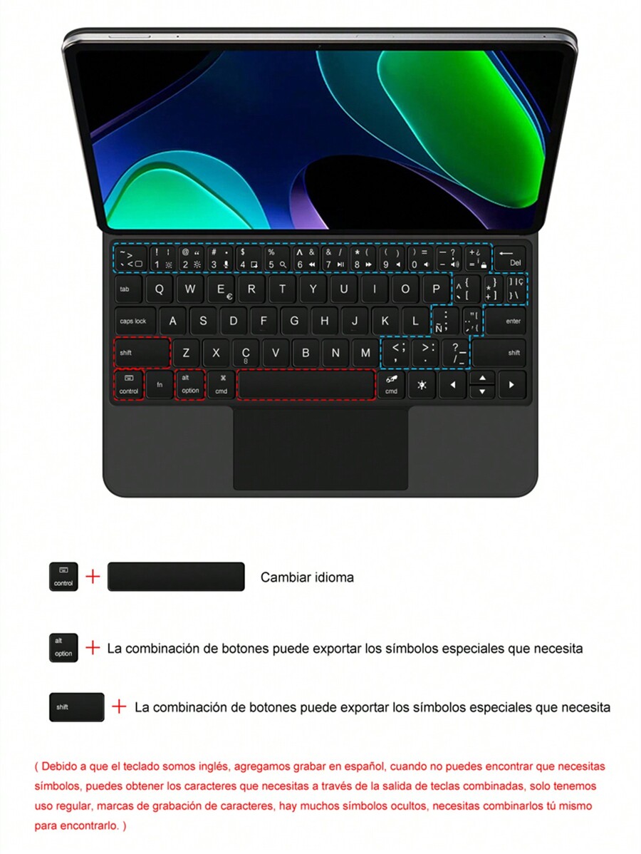 Magic Keyboard Case Compatible With Xiaomi Pad 6 Pro 11 Inch Smart ...