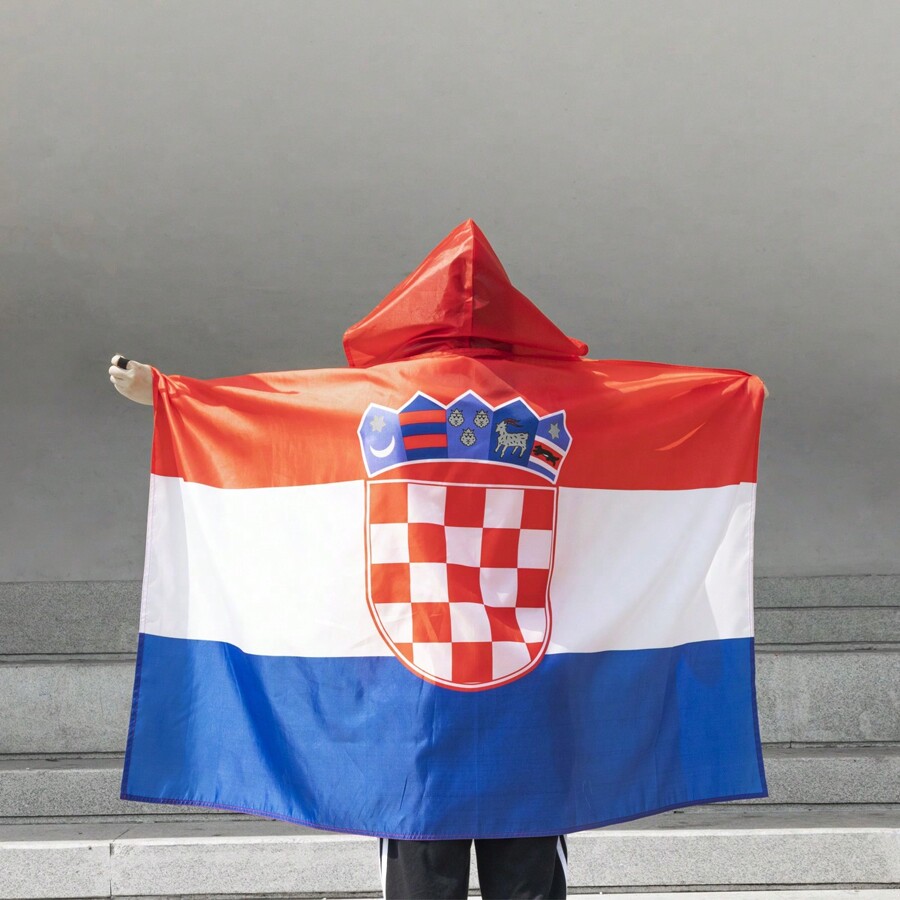 Croatia BODY Flag With Cap 90x150cm 3x5ft Croatian CAPE FAN Flags ...