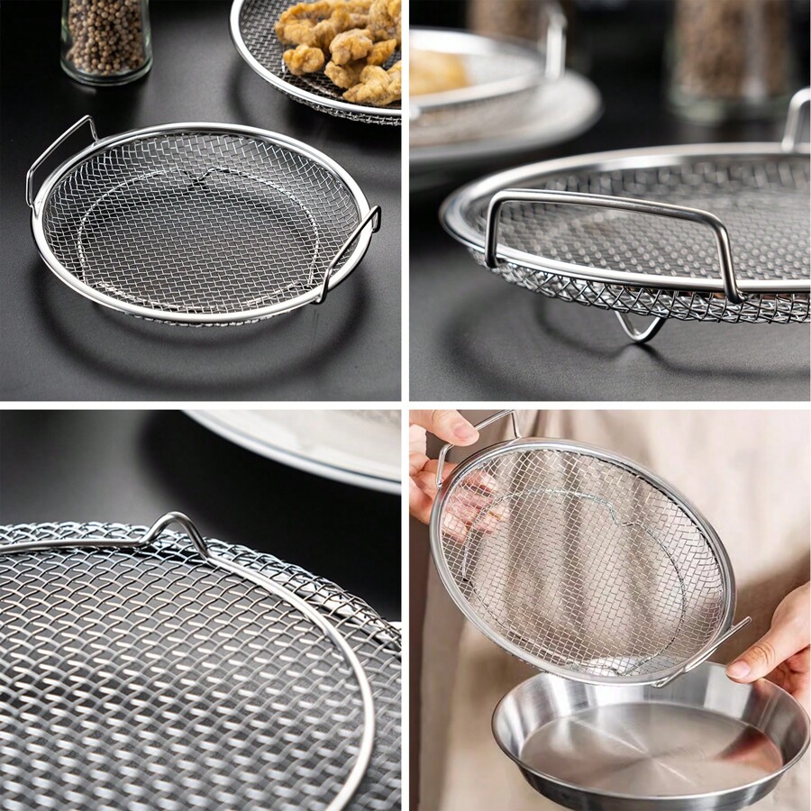 Stainless Steel Frying Net, Oil Residue Filter, Ear Drain Artifact ...