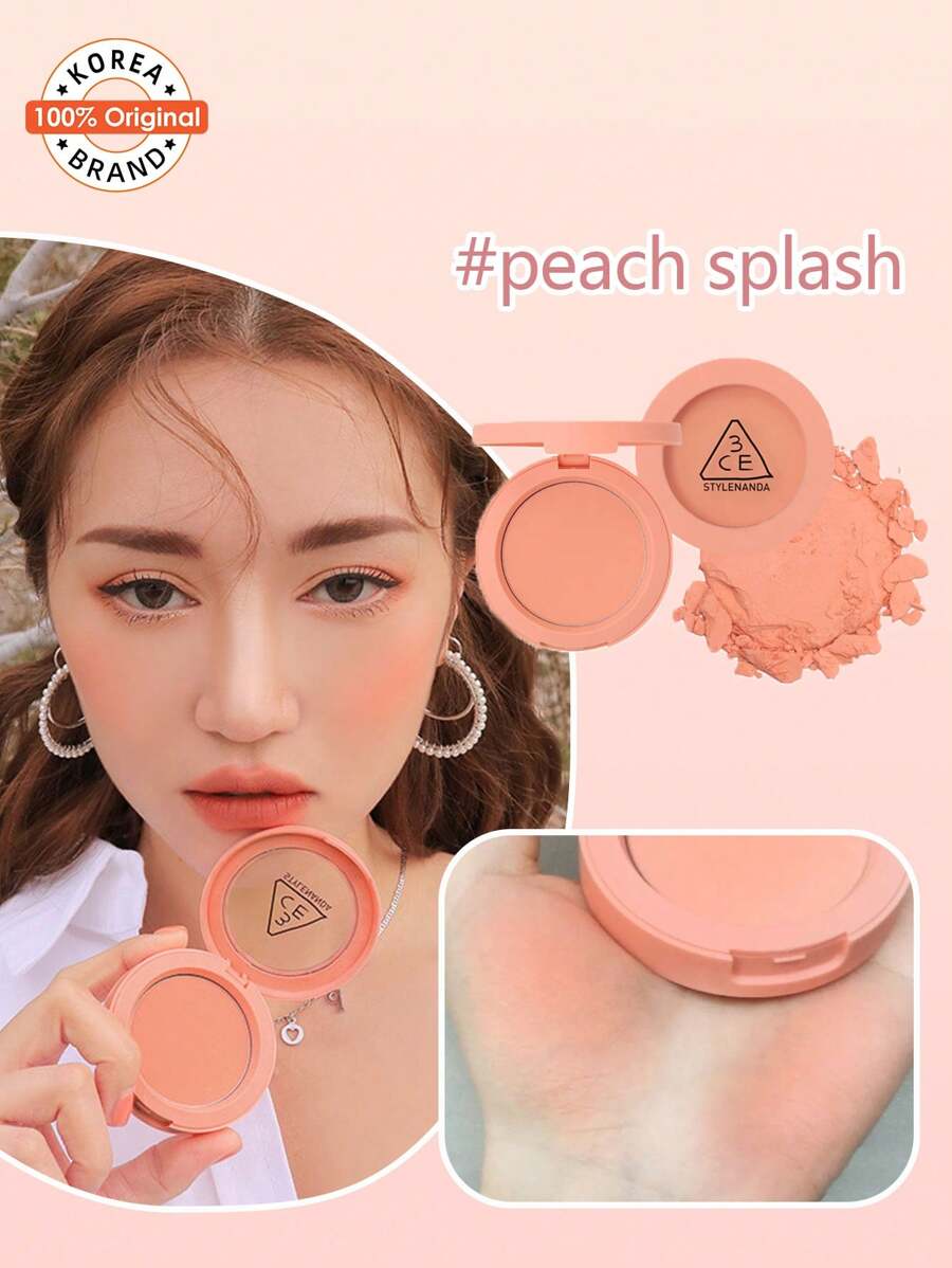 3CE Mood Recipe Face Blush Peach Splash 5g ABG Style K-Beauty ...