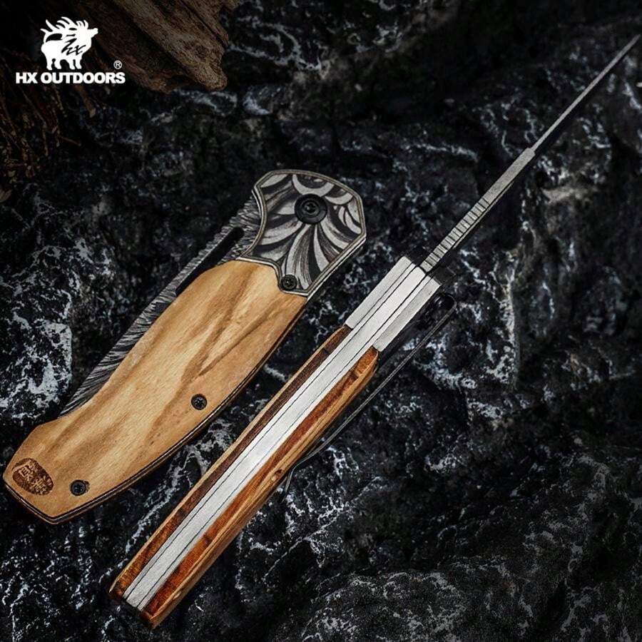 Handao Folding Outdoor Knife With Feather, High Hardness Sharp Camping ...