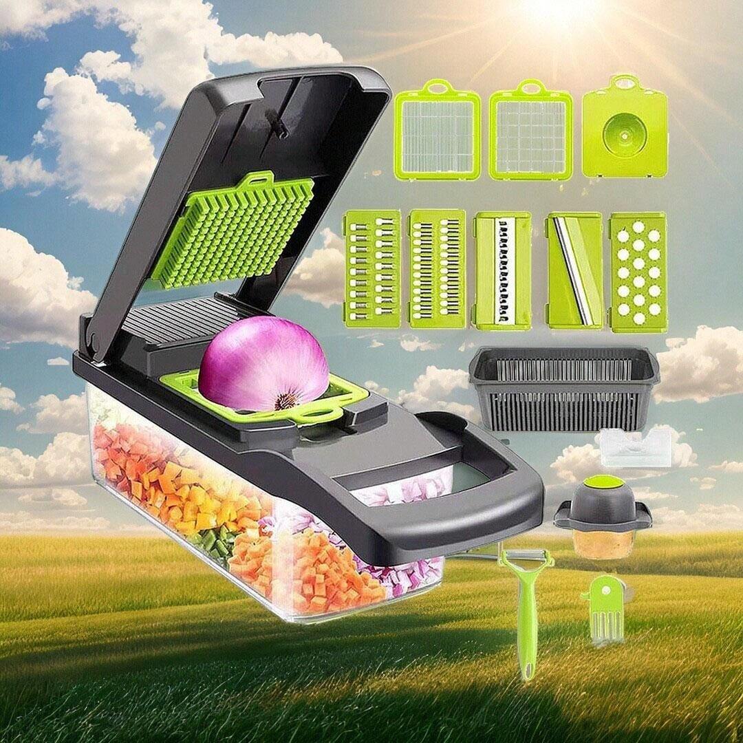 16-In-1 Vegetable Chopper, Professional Onion Chopper Multi-Functional ...