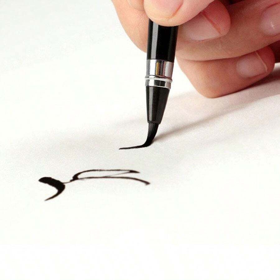 Fountain Pen Style Brush Pen Soft Tip Calligraphy Pen For Practicing ...
