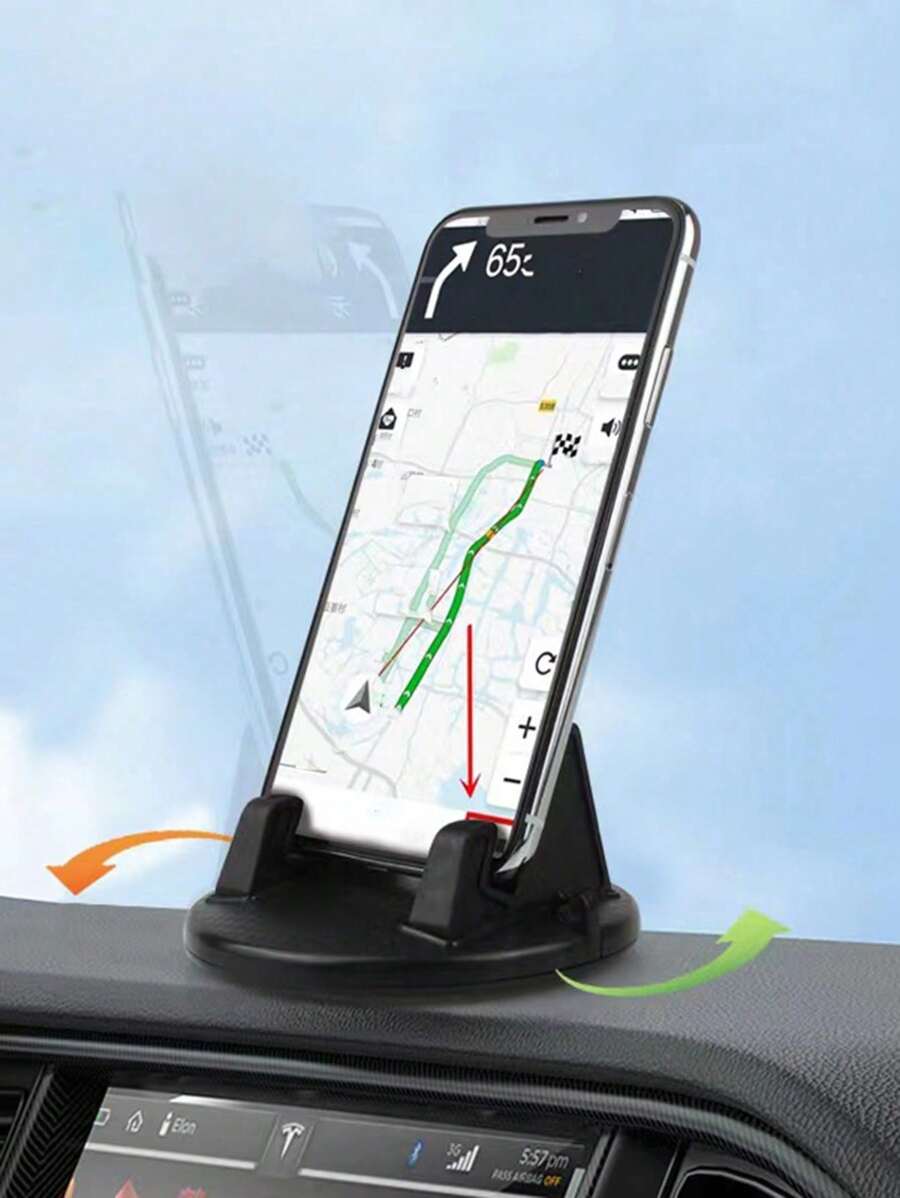 1pc Dashboard Mobile Phone Stand Car Center Console Mobile Phone ...