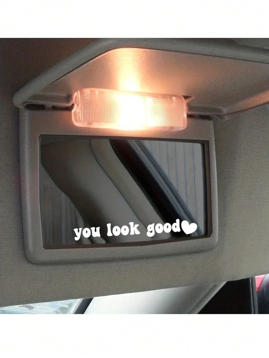 Calcomanía de espejo (1 pieza): calcomanía de espejo para coche ...