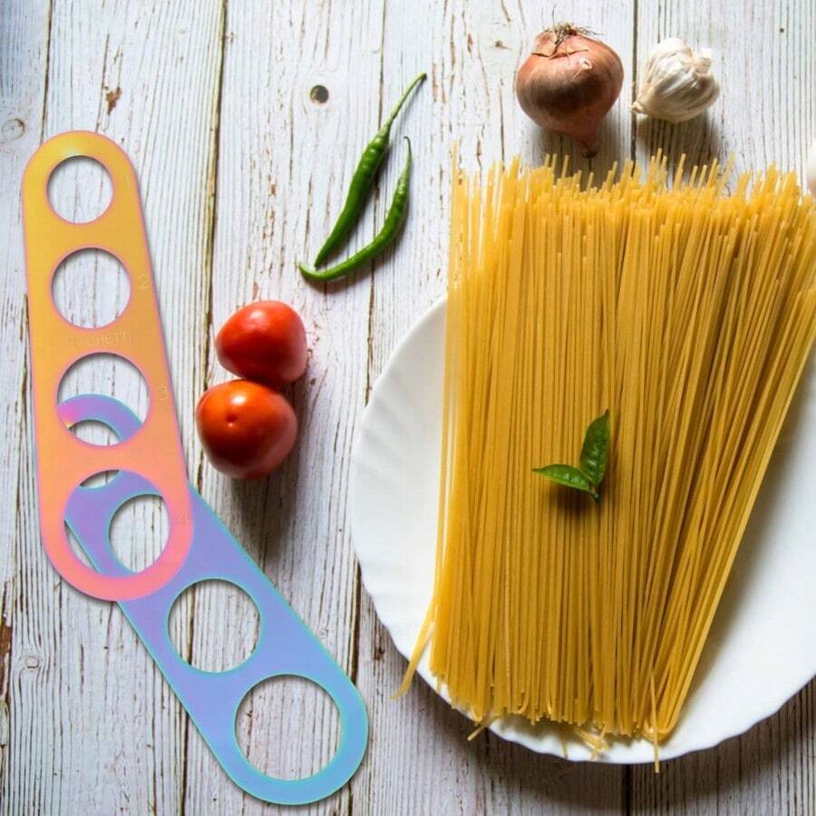 4-Hole Pasta Ruler Spaghetti Measurer Measure Spaghetti Servings Pasta ...