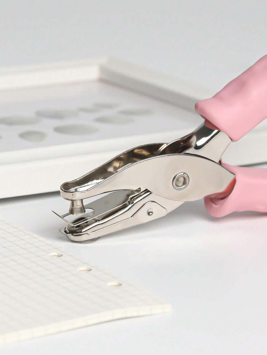 1 Set Pink Stapler Pack With 1 Box Of Staples, 1 Staple Remover, 1 Hole ...