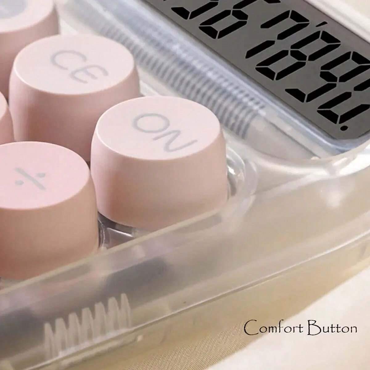 1pc Gradient Calculator Big Buttons 10 Digits, Transparent Shell ...