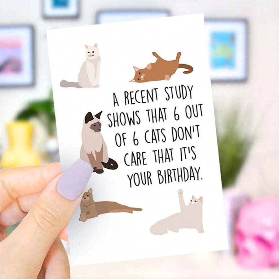 1pc Funny Creative Birthday Greeting Card Funny Birthday Card, Birthday ...