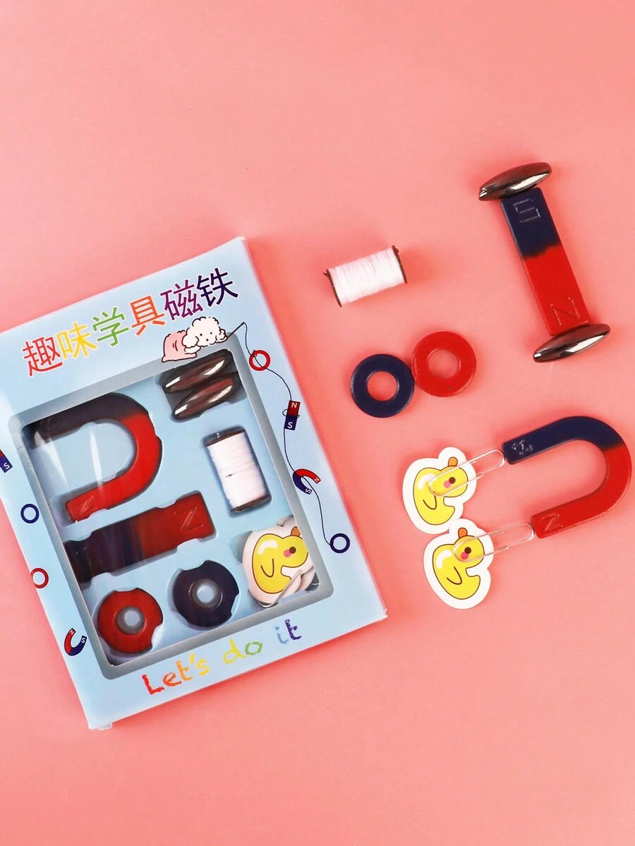 11pcs Fun Magnet Set For Physics Demonstrations & Teaching Magnetism ...