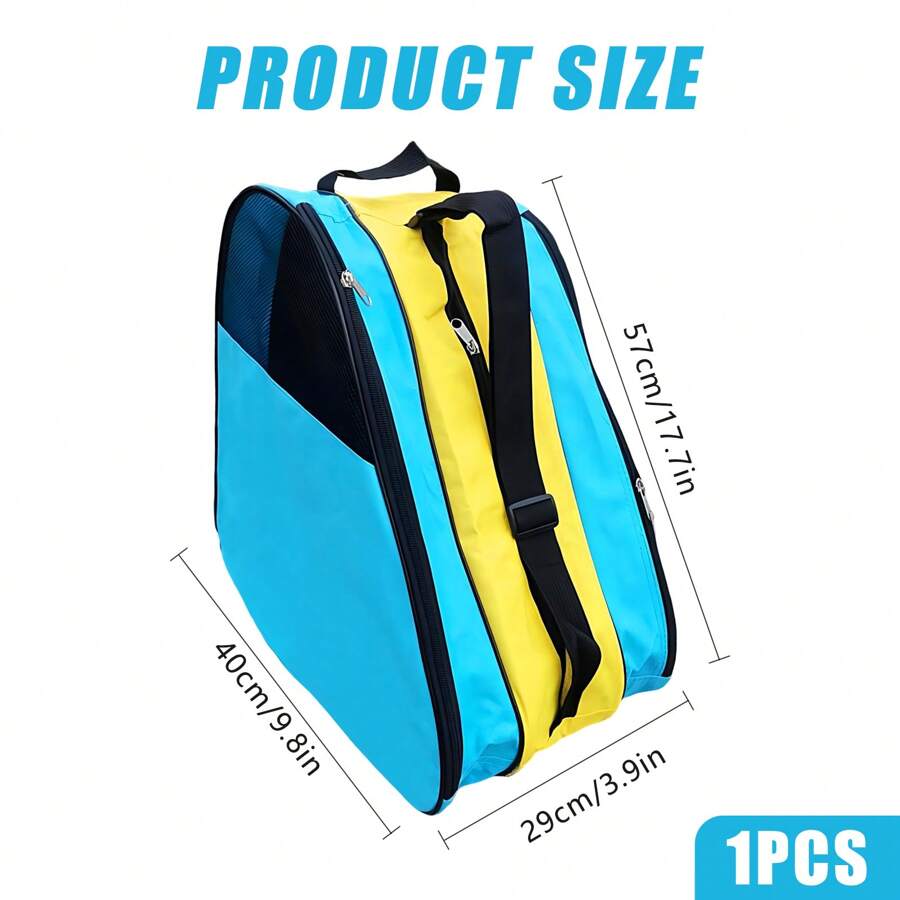 Roller Skate Bag, Ice & Skate Bag, Canvas & Beach Tote Bag, Inline Skate Bag For Kids & Adults ...