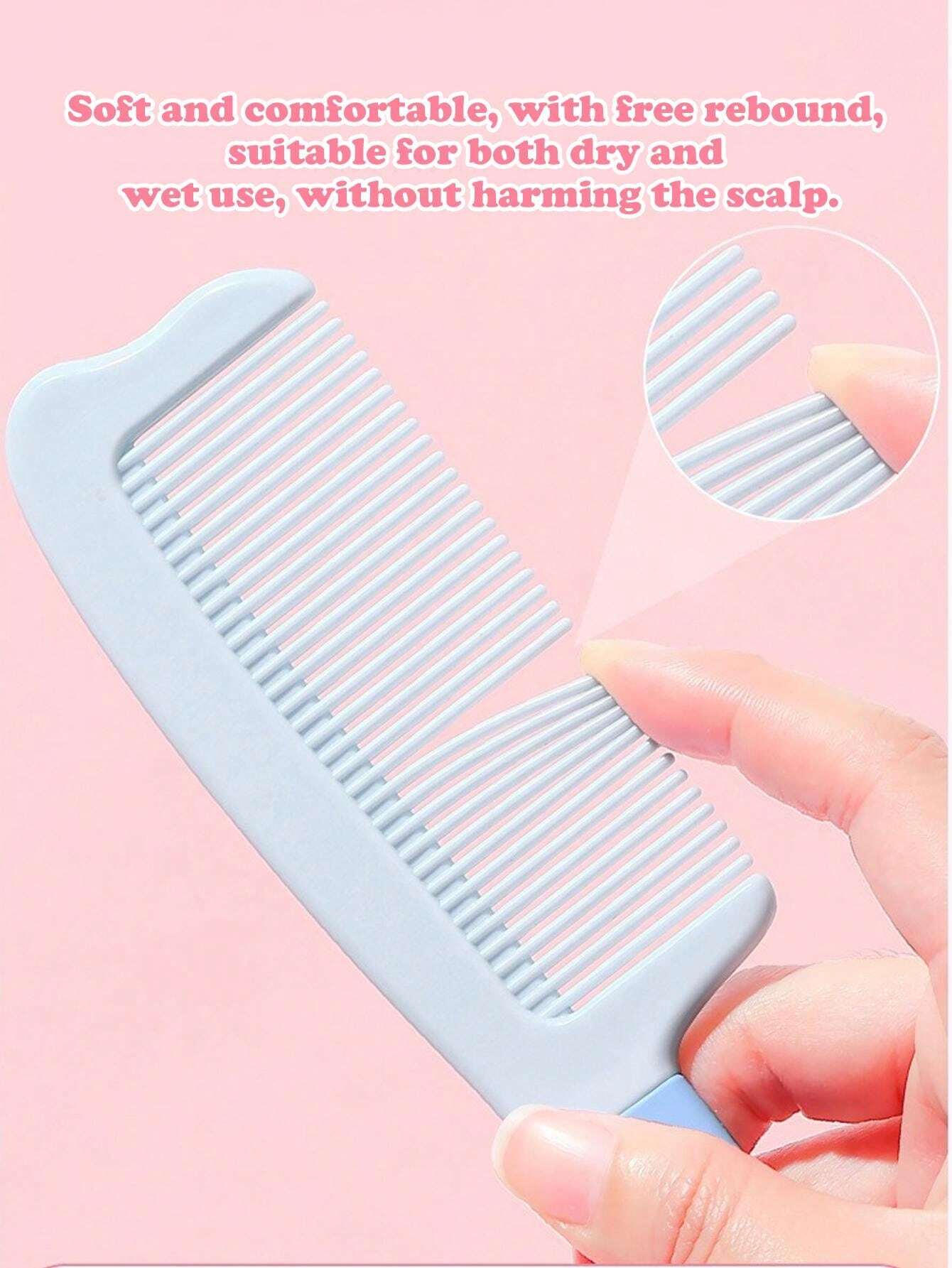 1Pc Genuine Hello Kawaii Kitty Cat Scalp Hair Comb Paddle Hair Styling ...