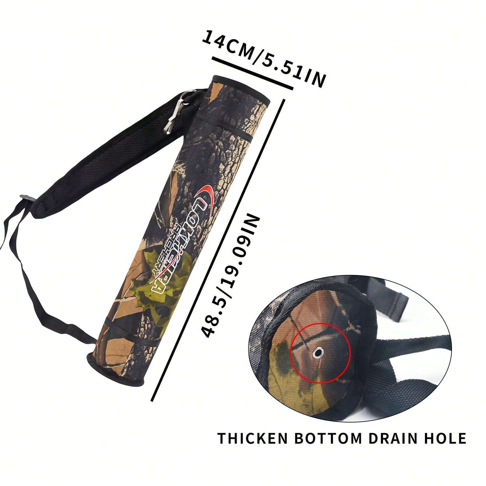 Arrow Quiver, Archery Lightweight Back Arrow Quiver Dual Use Foldable ...