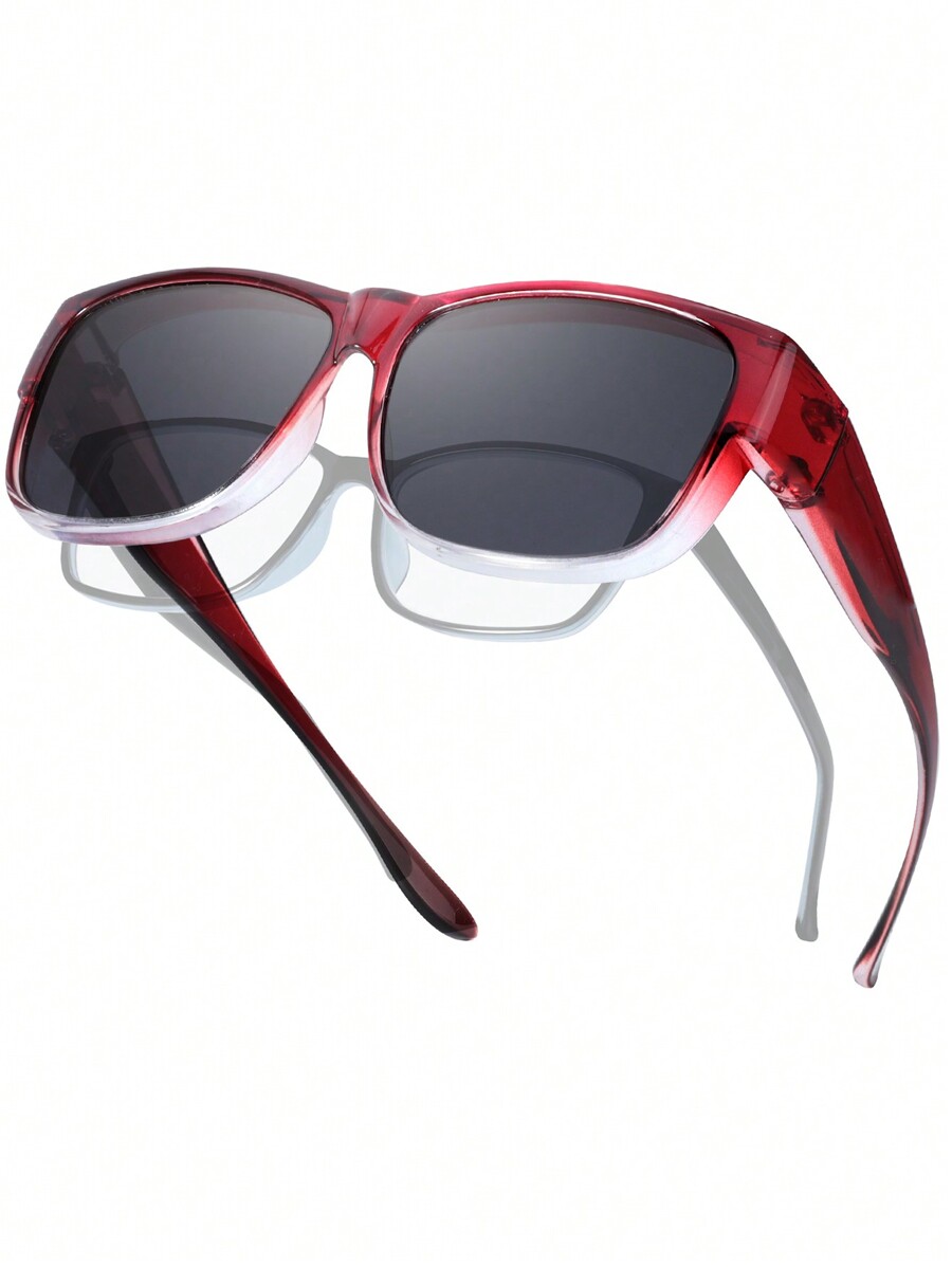 1 Pair Fit Over Sunglasses For Women Men Trendy Polarized Wear Over ...
