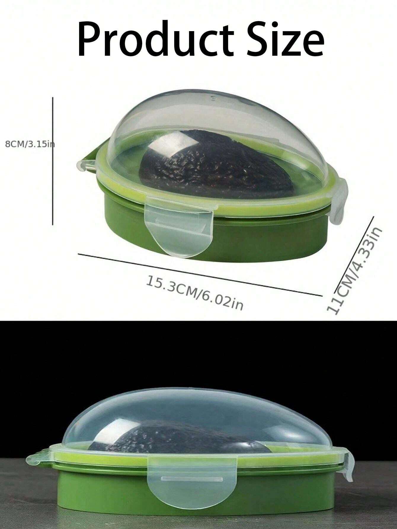 1pc Avocado Storage Container Reusable Avocado Crisper And Storage ...