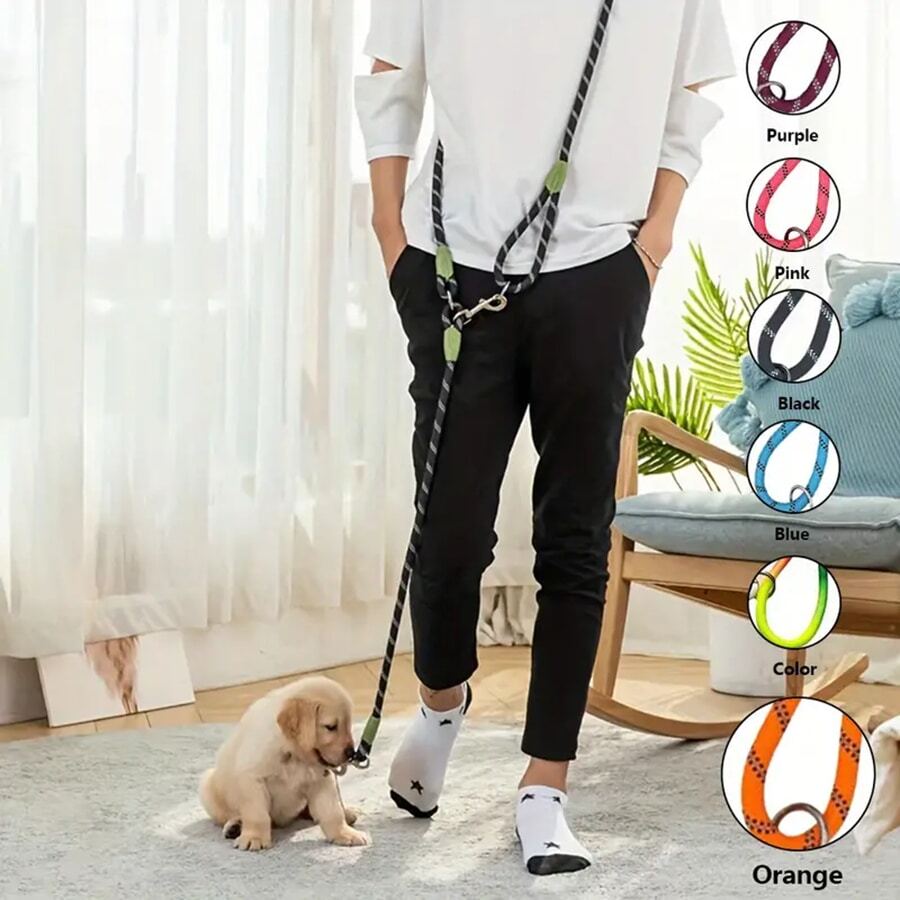 Reflective Hands-Free Dog Leash For Hiking, Walking And Running ...