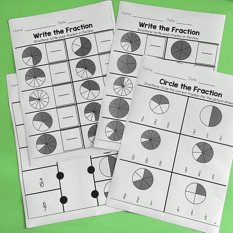 Lachilly Math Workbook Multiplication Division Fraction Exercises ...