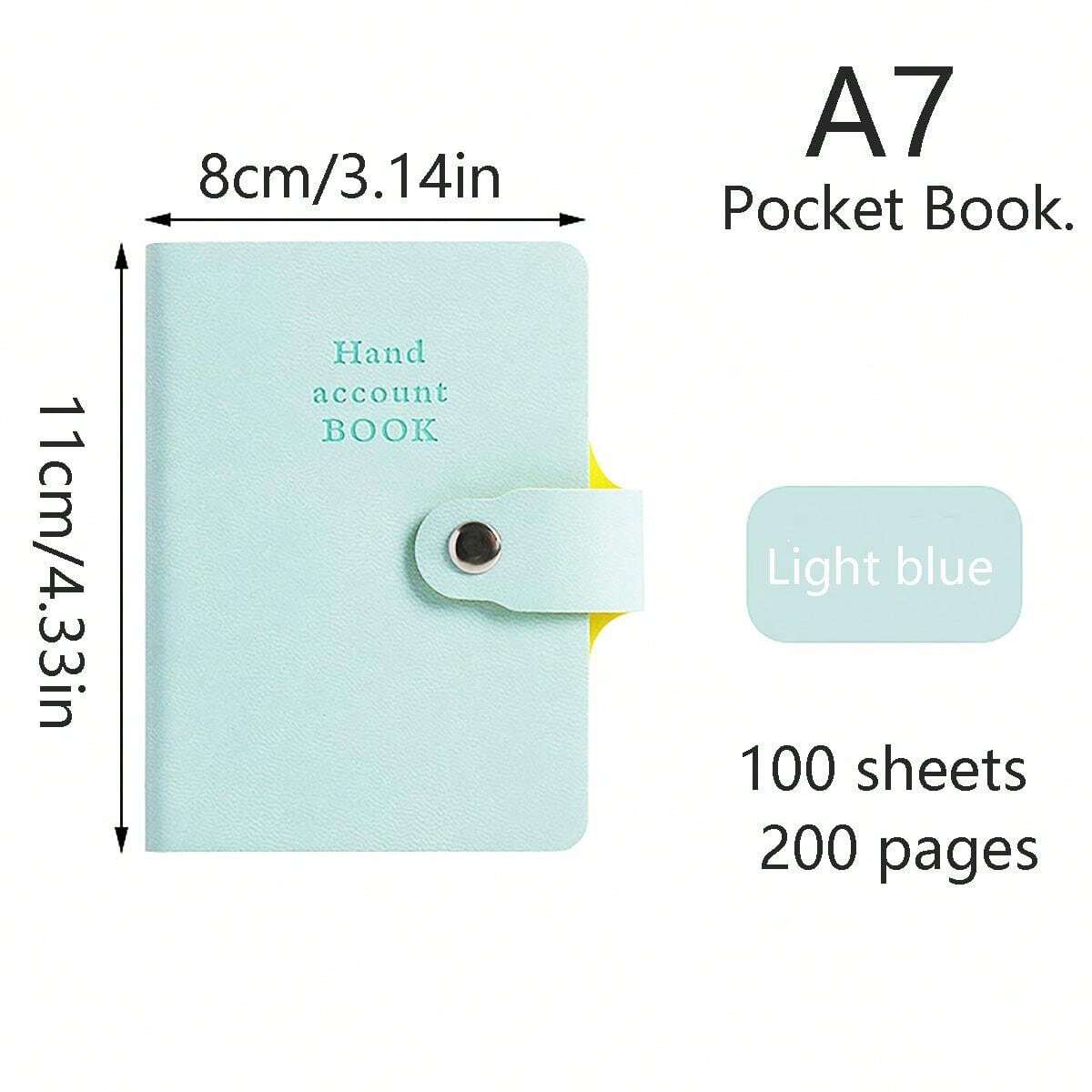 1pcsA7 Small Notebook Portable Notepad Students Carry A Mini Pocket ...