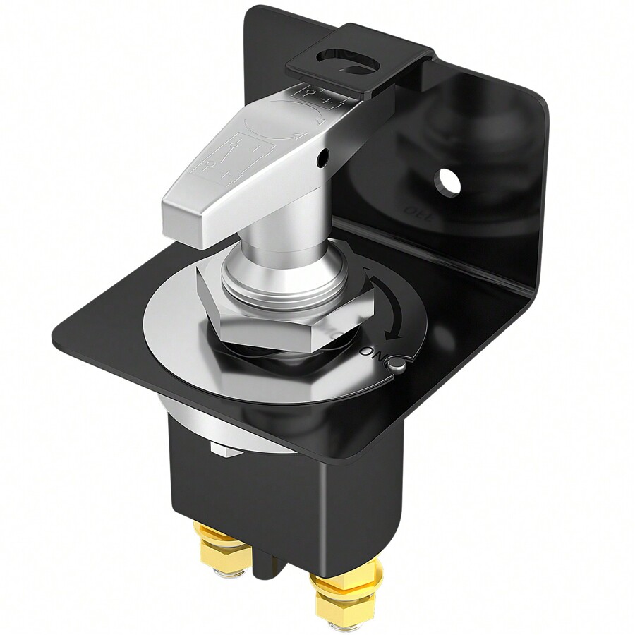 1pc 500A 12V Battery Disconnect Switch With Lockout Plate Heavy Duty ...