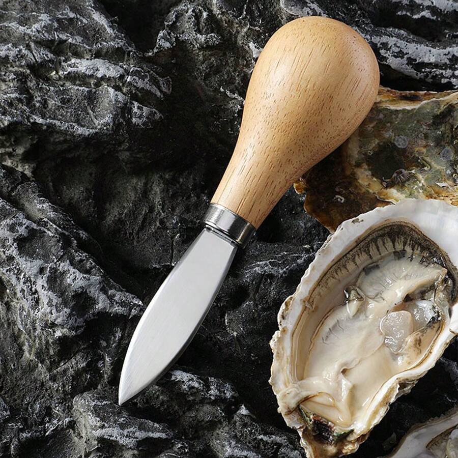 1pc Stainless Steel Oyster Knife Seafood Shellfish Shucker, Kitchen ...