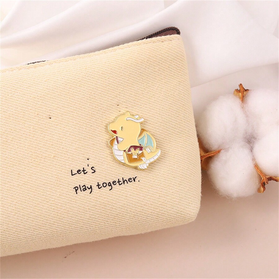 Anime Enamel Pins Collect Kawaii Dinosaur Metal Cartoon Brooch Backpack ...