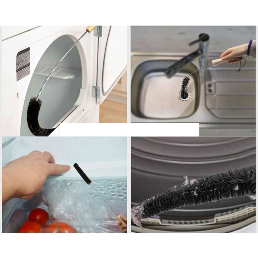 1pc, Clothes Dryer Lint Vent Trap Cleaner Brush, Washing Machine Dryer ...