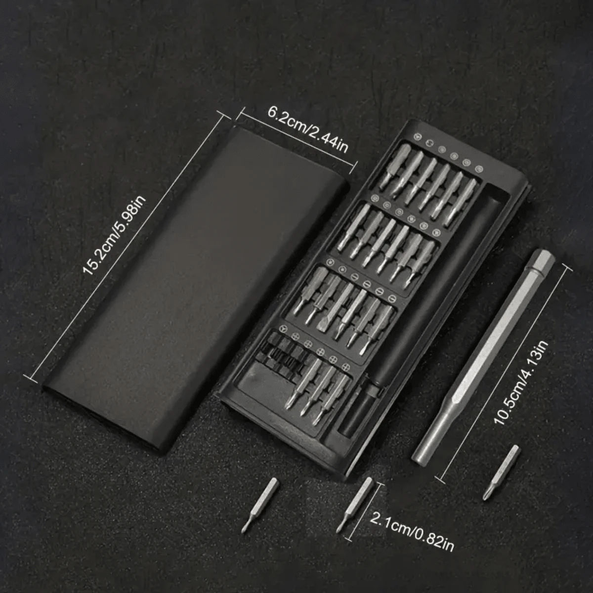 24 In 1 Premium Screwdriver Set, Mangnetic Mini Screw Fix Tool Kit For ...