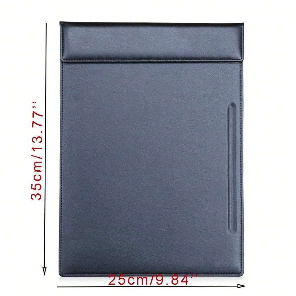 1pc Magnetic Writing Pad Clip, Leather Clipboard For Restaurant Hotel ...