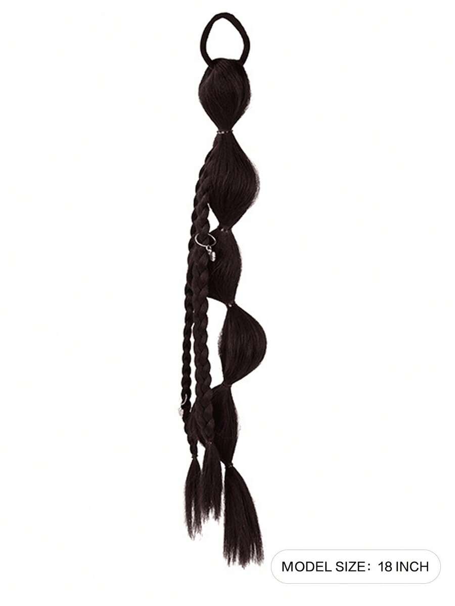 18inch A Pair Of Fake Hair Ponytail Female Chemical Fiber Braided Hair ...