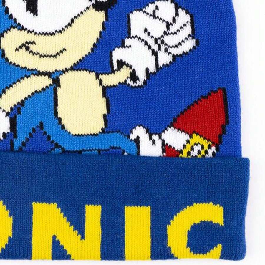 Sonic | SONIC KNIT HAT - Bonnet pour enfants - Designs amusants - Chaud ...