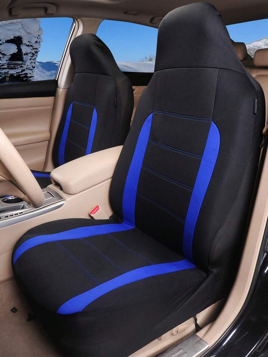 2 Stücke Autoyouth Blau Vorne Auto Sitz Abdeckung Universal Vorne Set ...